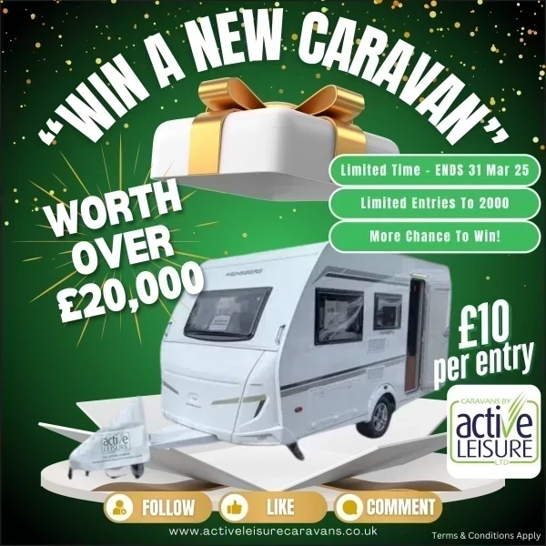 Enter raffle to win Win a 2024 Weinsberg Caraone UK 390QD Caravan ...