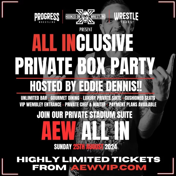Enter raffle to win Win 2 Tix To Our AEW All In VIP Suite hosted by ...